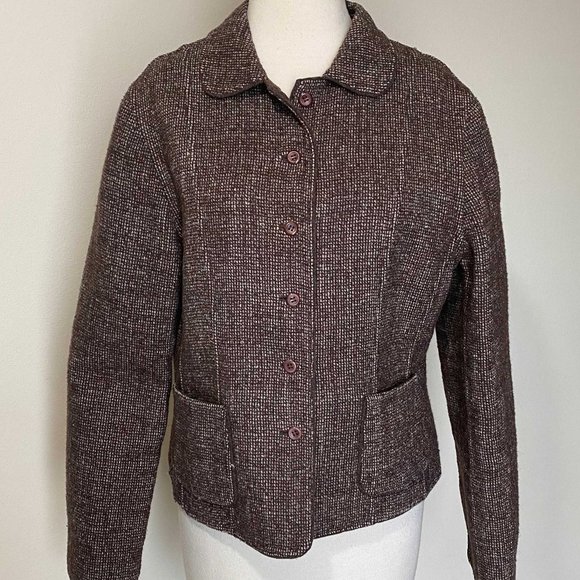 Pendleton | Jackets & Coats | Pendleton Tweed Jacket Brown Reversible ...